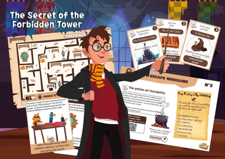 Organize a Harry Potter Escape Room at home! Ideas & DIY game
